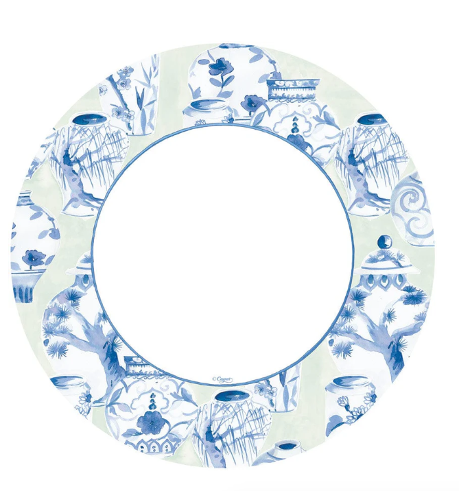 Glazed Porcelain Celadon Paper Dinner Plates - 8 Per Package – AGAPANTHUS