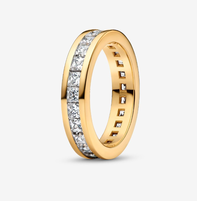 PANDORA Eternity Channel Ring - 14k Gold Plated – AGAPANTHUS