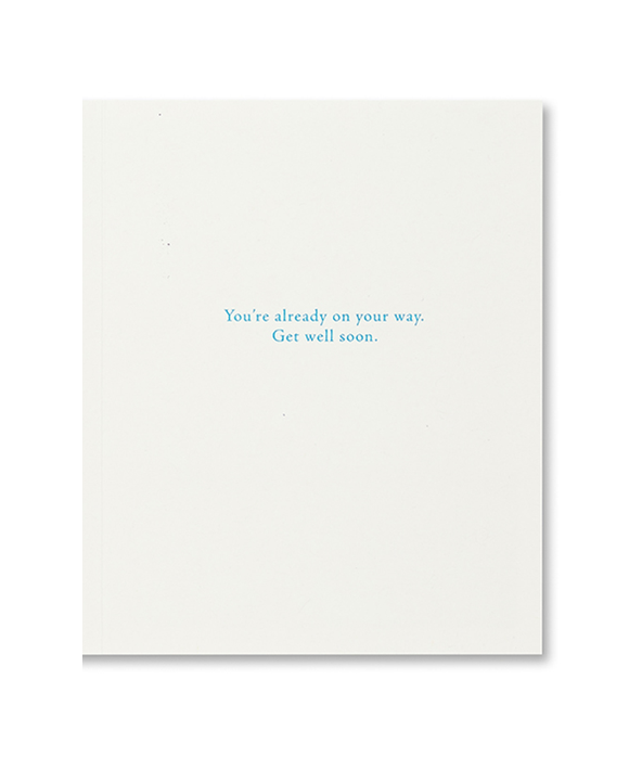 Small Healing Steps Matter Get Well Card – AGAPANTHUS